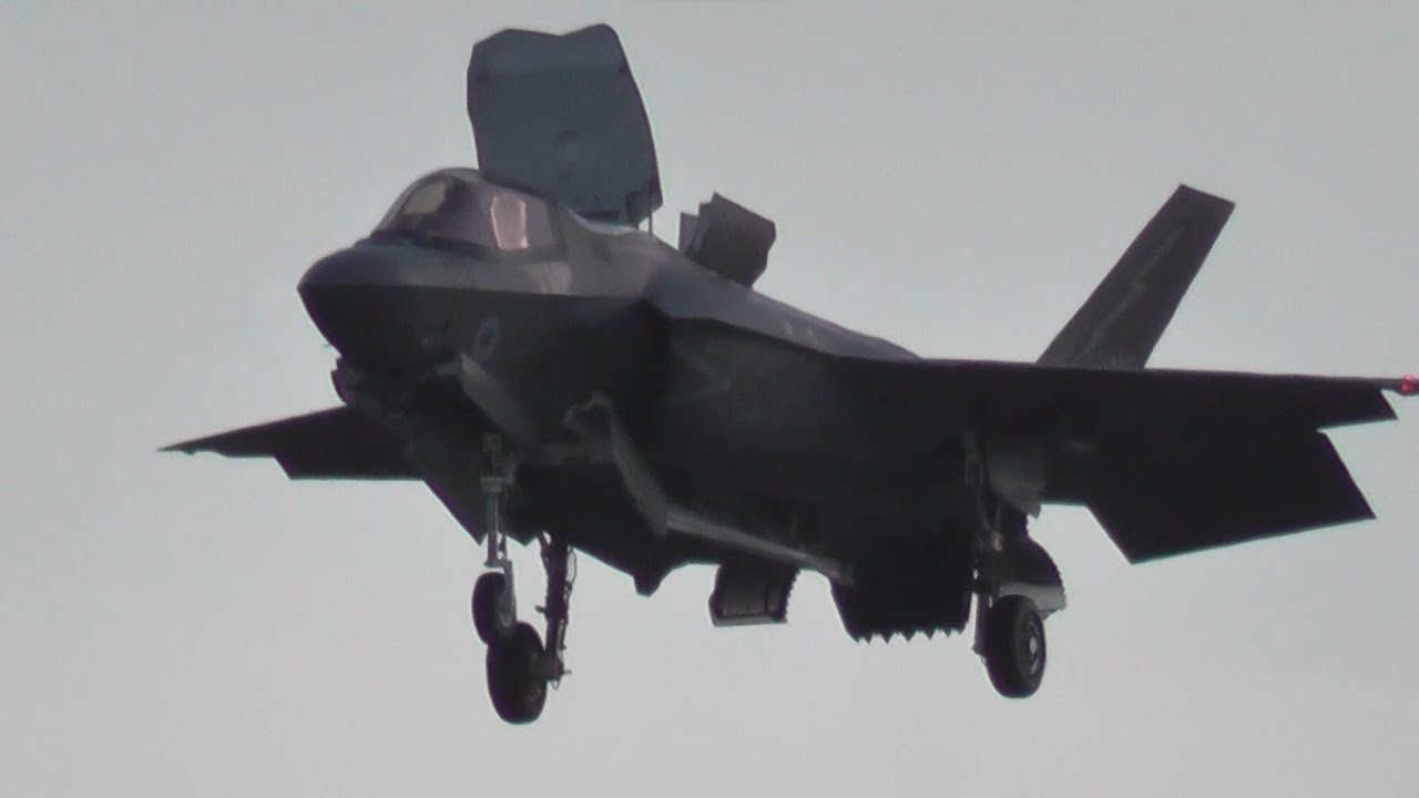 F-35B Lightning II Royal Air Force Hover Dny NATO Days - YouTube