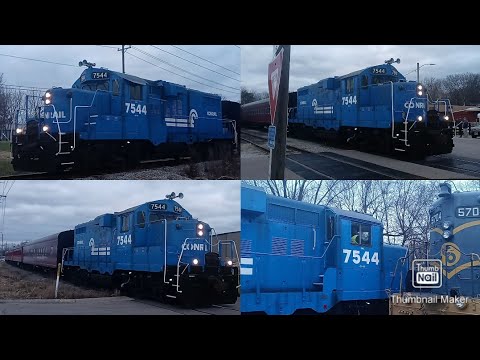Conrail GP10 at the Lebanon Mason & Monroe Railroad - YouTube