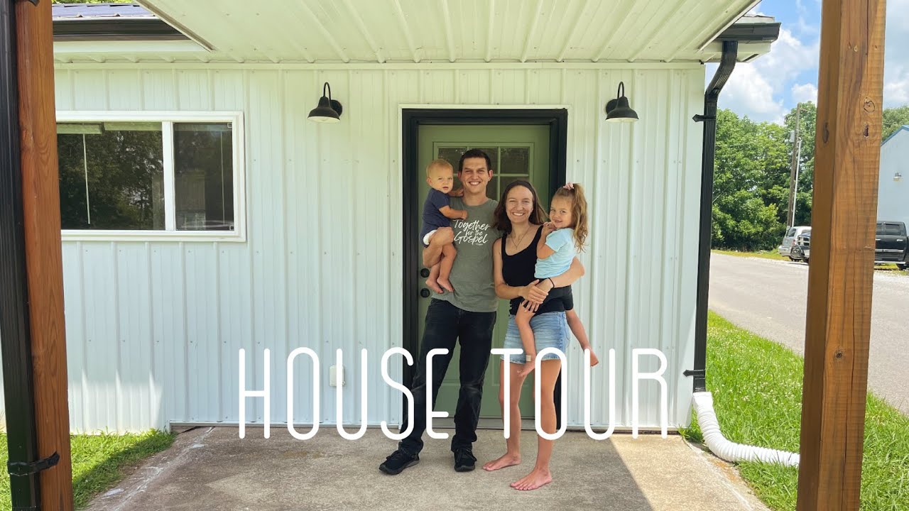 We built our own home! 860sq ft build. Small home tour! - YouTube