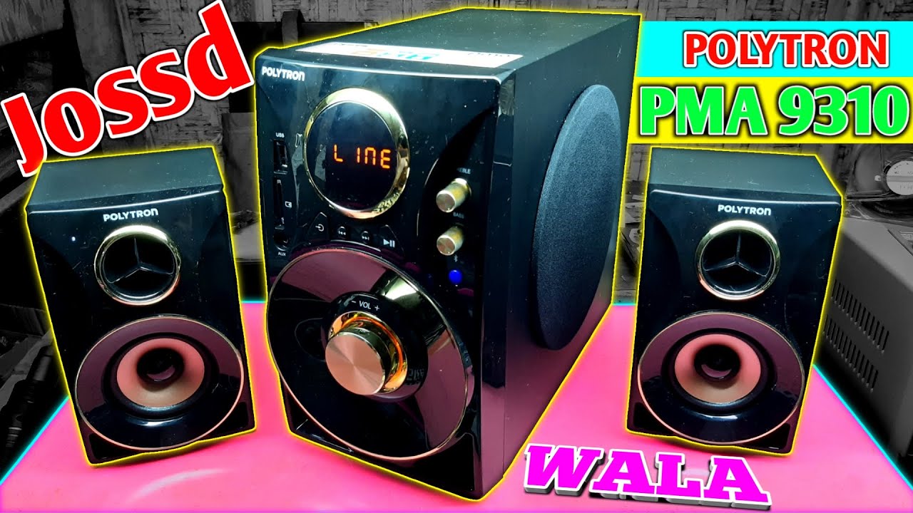 Bongkar Total Speaker Bluetooth POLYTRON PMA 9310/BG A0201🔴🔴 Asli ...