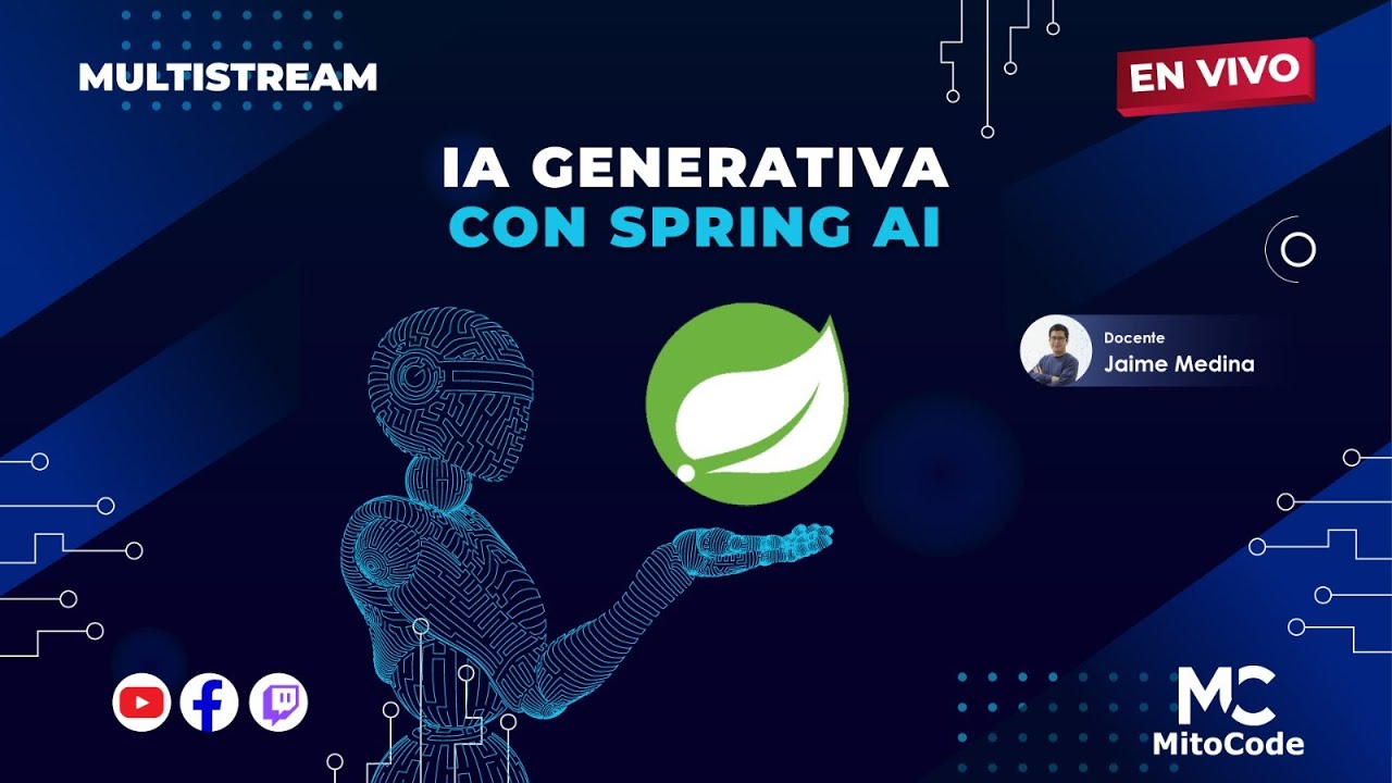 IA Generativa con Spring AI 🍃 - YouTube