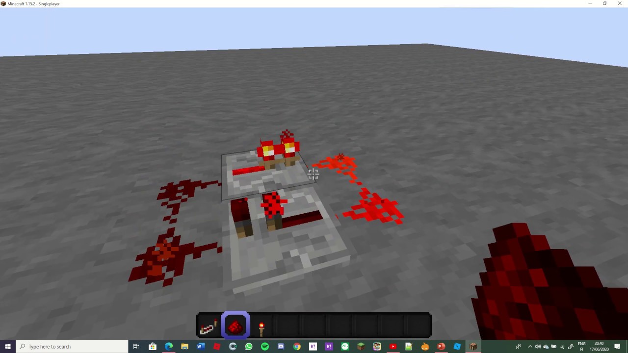 How To Make A Simple Redstone Clock In Minecraft 1 15 2 YouTube How To Make A Simple Redstone Clock In Minecraft 1 15 2 YouTube