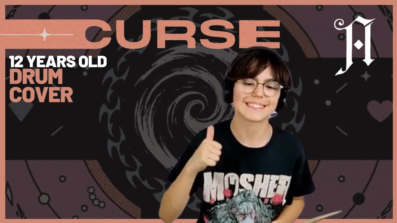 ARCHITECTS - CURSE | 12 YEARS OLD DRUM COVER - YouTube