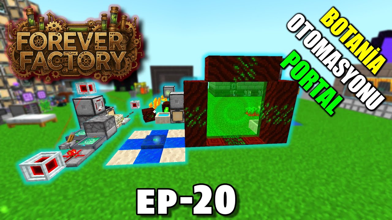 BÜYÜ MODUNU OTOMATİKLEŞTİRDİM ! | FOREVER FACTORY | Modlu Survival ...
