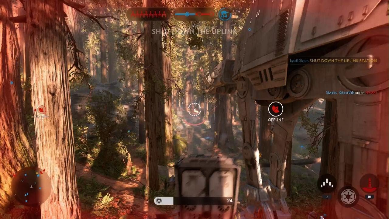 STAR WARS Battlefront Walker Assault Survivors of Endor - YouTube