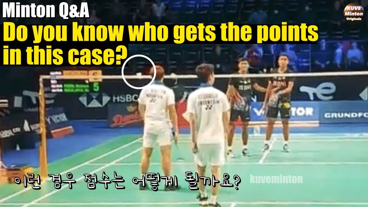 [Badminton Q&A] shuttle is caught on the net | How to play badminton ...