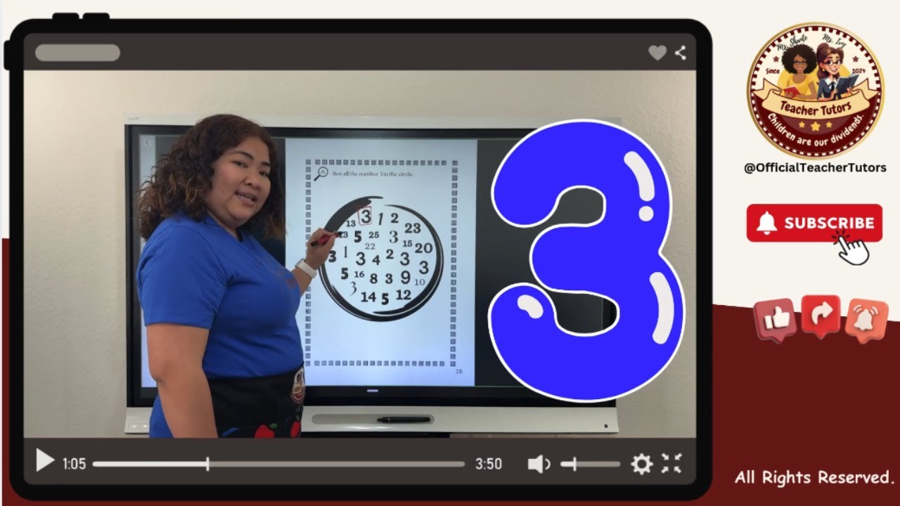🔢 Learn Number 3! | Fun Counting for Kids | Educational Playlist 🎉 ...