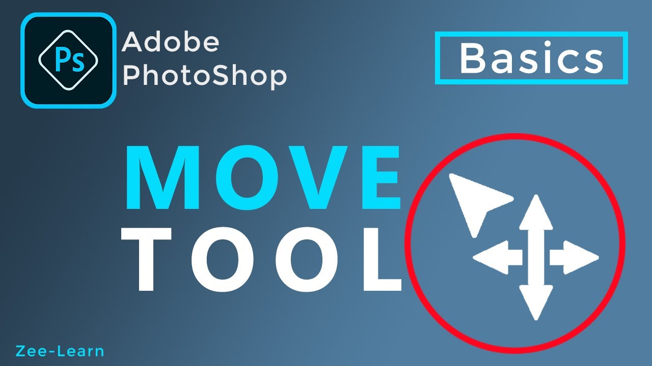 Move Tool - Adobe Photoshop Basic Course for Beginners - Learn ...