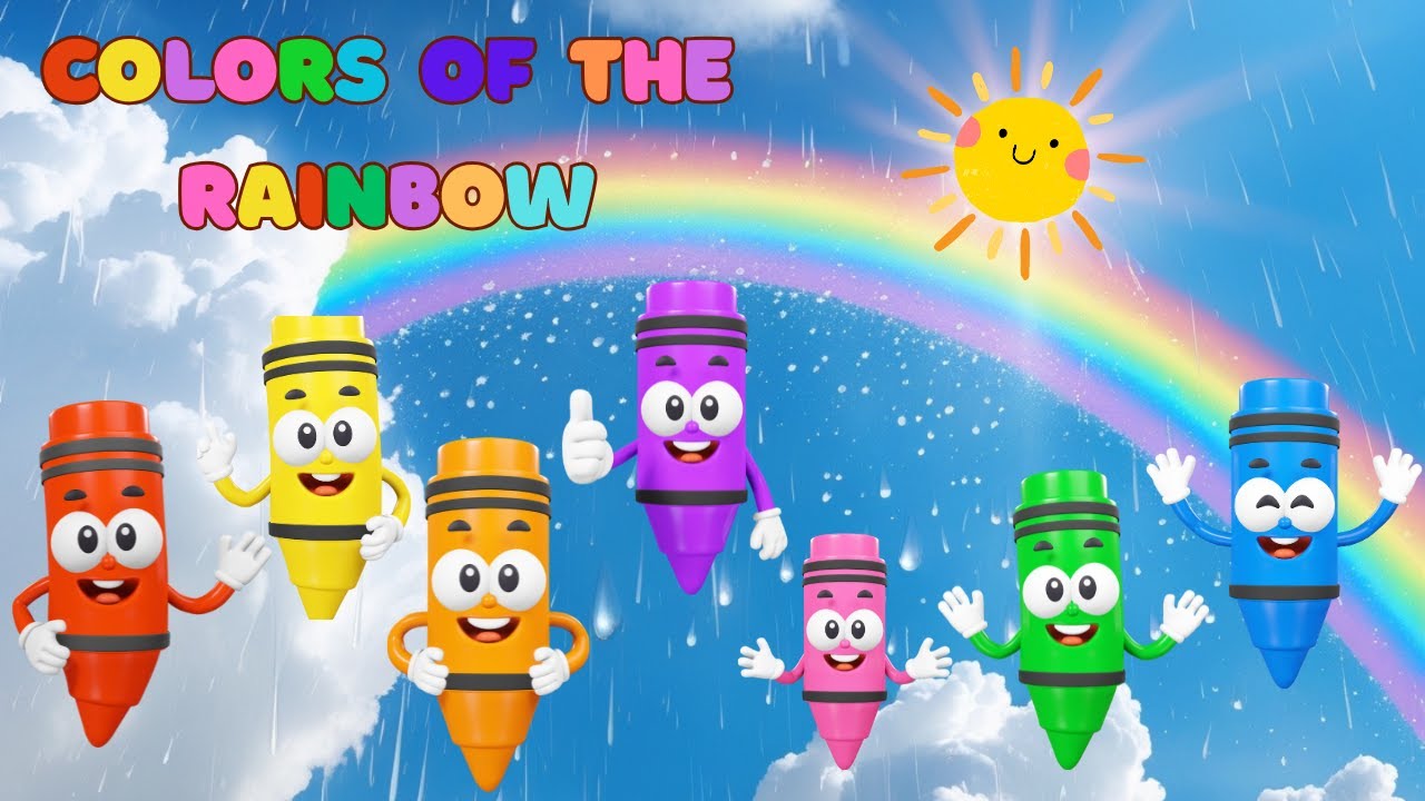Colors Song for Kids | Learn the Colors of the Rainbow | Nursery Rhymes ...