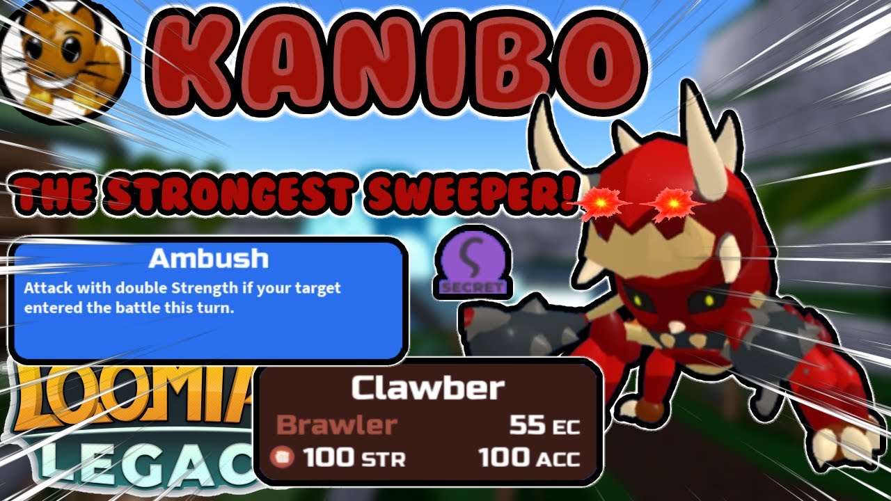 SA KANIBO The STRONGEST Sweeper This Beach Update! - Loomian Legacy PVP ...