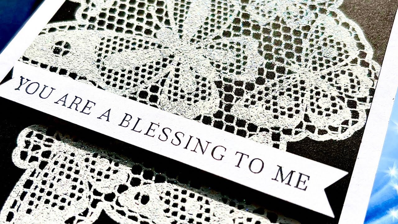 Batch Card Making is Easy! - Heat Embossed Butterfly Lace Cards - YouTube