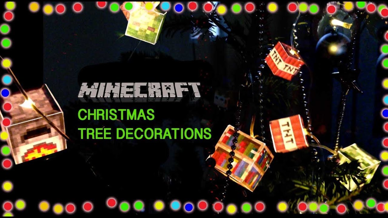 Minecraft Christmas Tree Decorations: Block and Mob Lights - YouTube