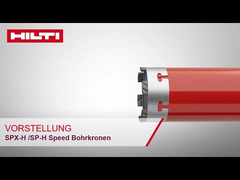Hilti SPX-H /SP-H Speed Bohrkronen - YouTube