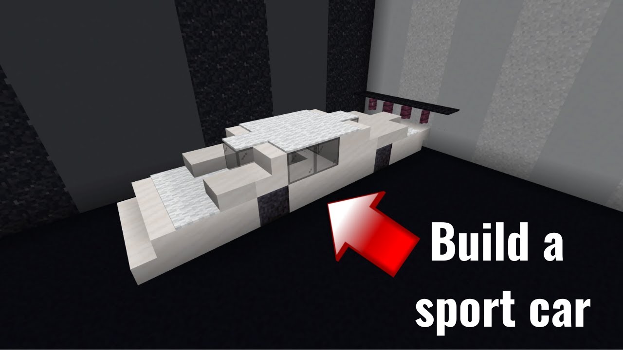 How to build a SPORTS CAR (Minecraft) - YouTube