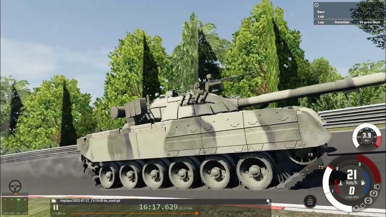 T-80UD Object 478B @ Nordscleife (BeamNG.drive) - YouTube