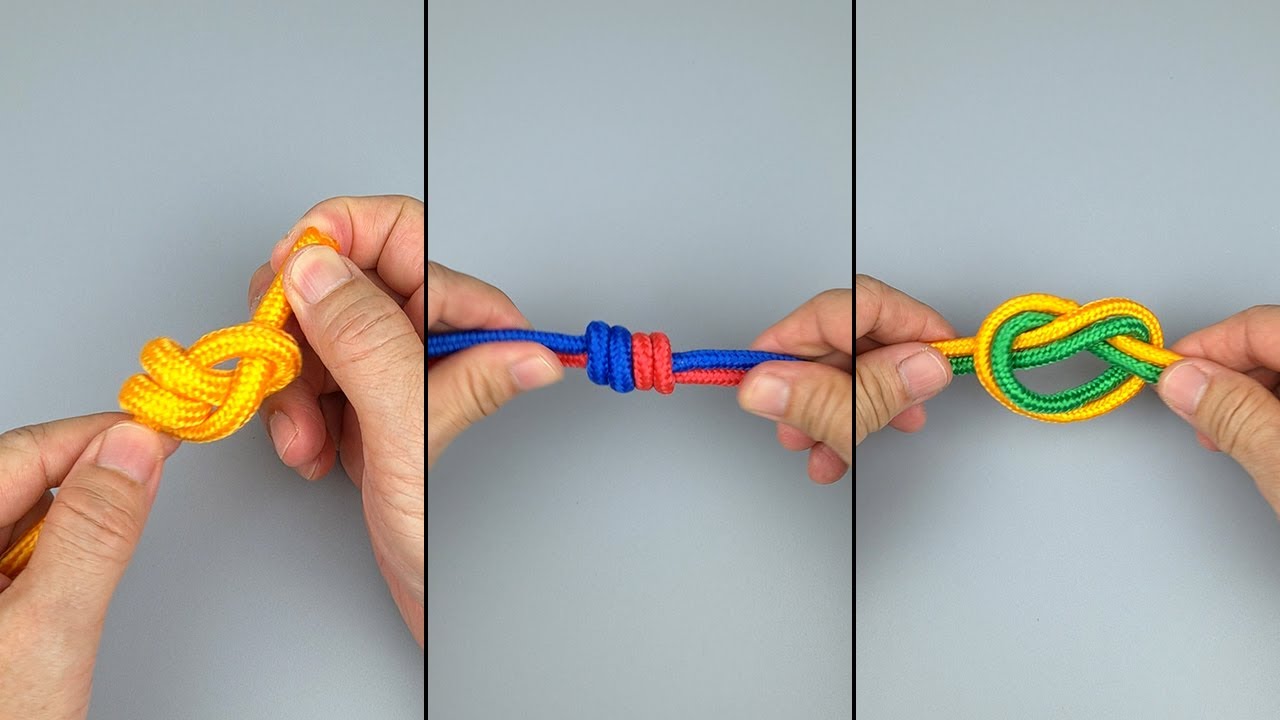 How To Tie Stevedore Stopper Knot, Double Fisherman's Knot, Offset ...