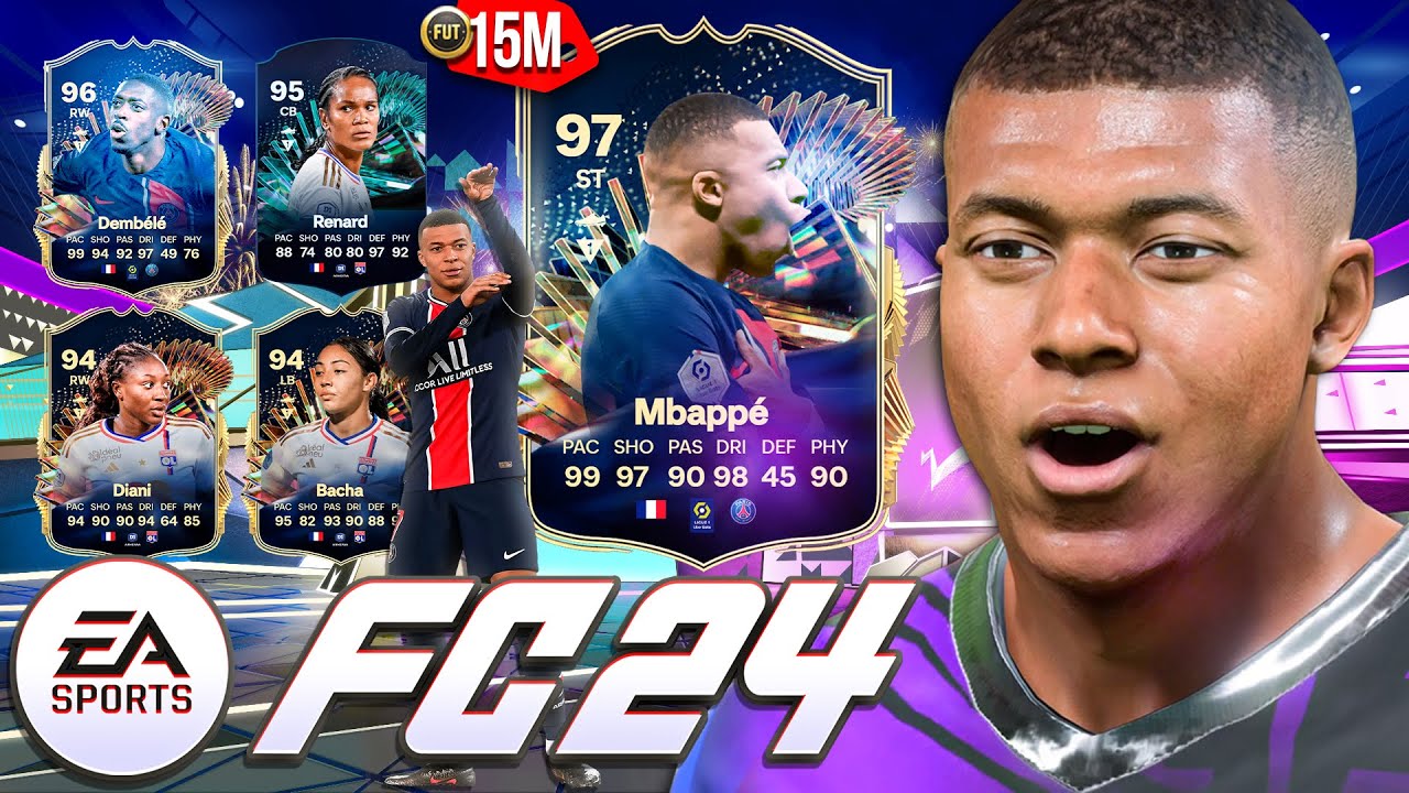 MBAPPÉ CHEGOU CUSTANDO APENAS 15M & SELEÇÃO COMPLETA DO TOTS LIGUE 1 ...