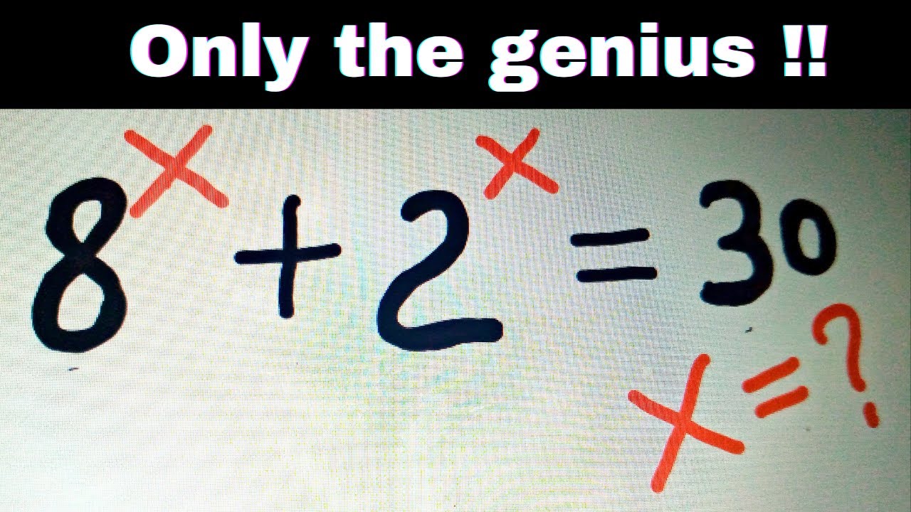 Nice Olympiad Algebraic Simplification Made Easy! Solve for x Step-by-Step. 📐🧠 - YouTube