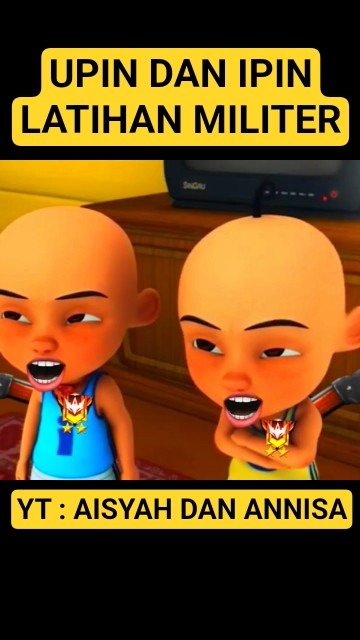 Upin dan Ipin LAGI MAU LATIHAN MILITER OLEH KAK ROS #upinipin #memes # ...