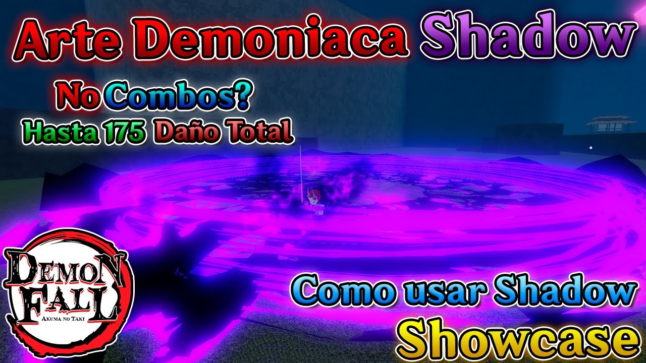 Demon Fall Showcase Arte Shadow Roblox - YouTube