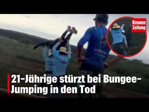 21-Jährige stürzt bei Bungee-Jumping in den Tod I krone.tv NEWS