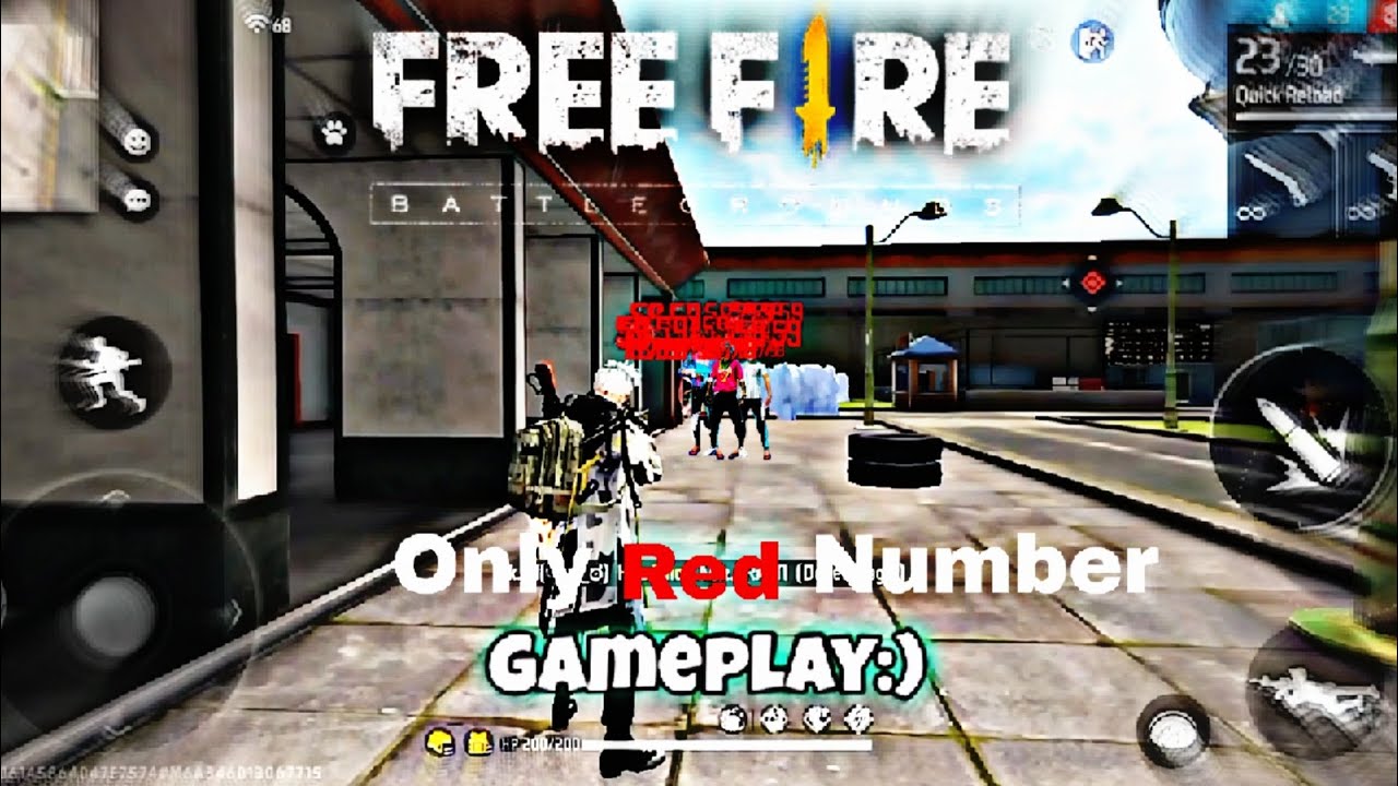 Only Red Number 🟥 | Free Fire | Gameroids - YouTube