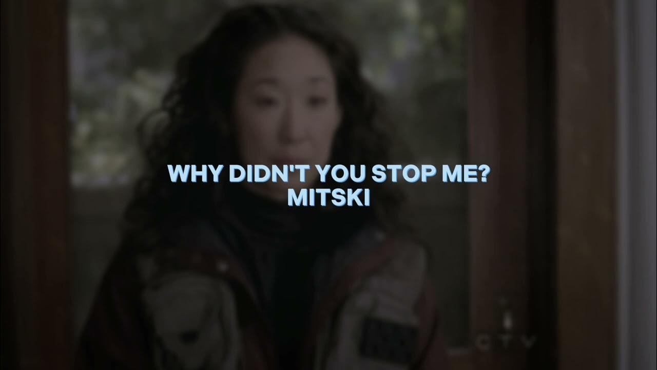 why didn't you stop me? [mitski] — edit audio - YouTube