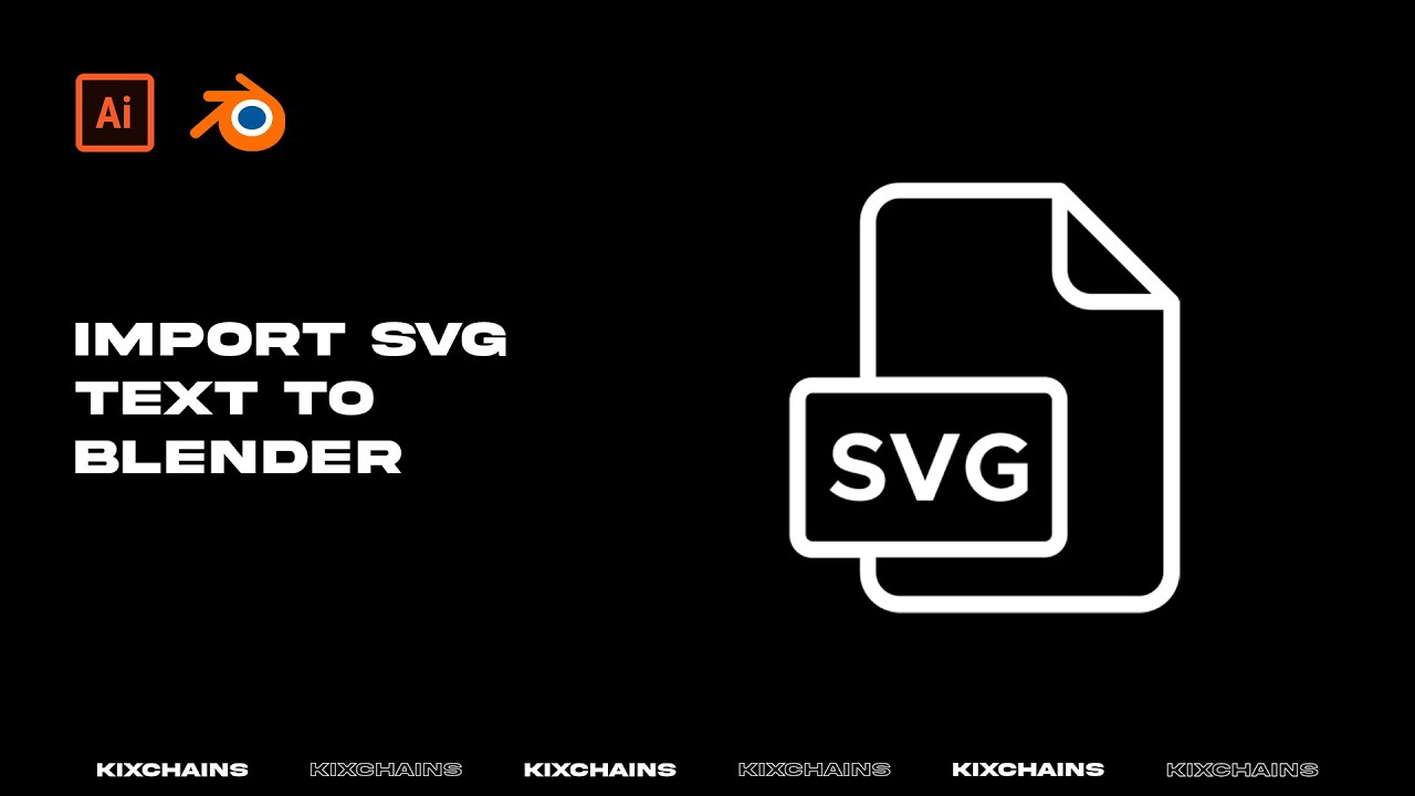 IMPORT SVG TEXT TO BLENDER | BEGINNERS TUTORIAL - YouTube