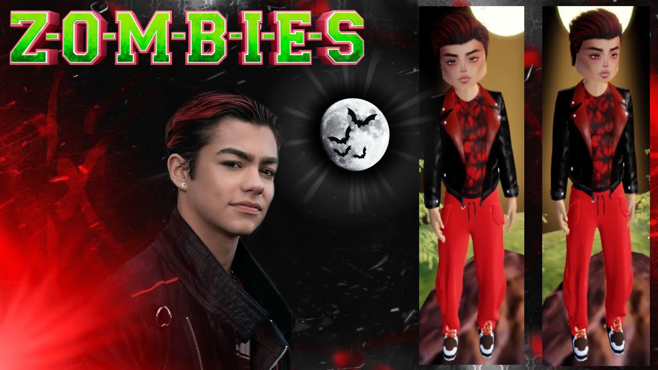 MAKING VICTOR FROM ZOMBIES 4 IN DRESS TO IMPRESS 🦇🌙 - YouTube