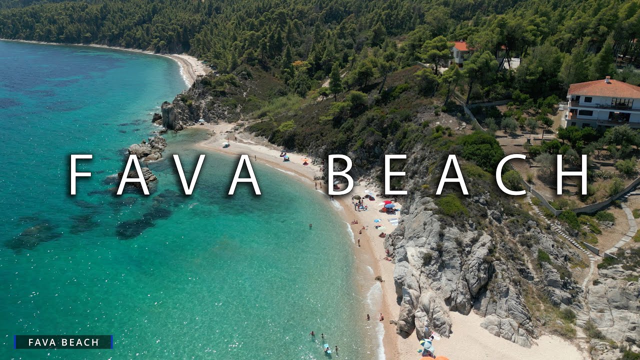 Fava Beach | SITHONIA | GREECE 2022 | 4K UHD 60fps - YouTube