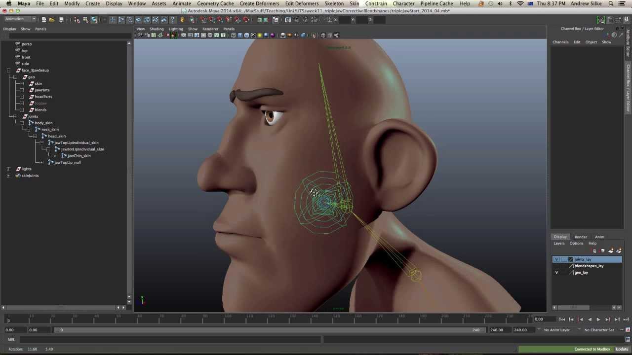 Triple Jaw Setup - How It Works (Maya 2/5) - YouTube