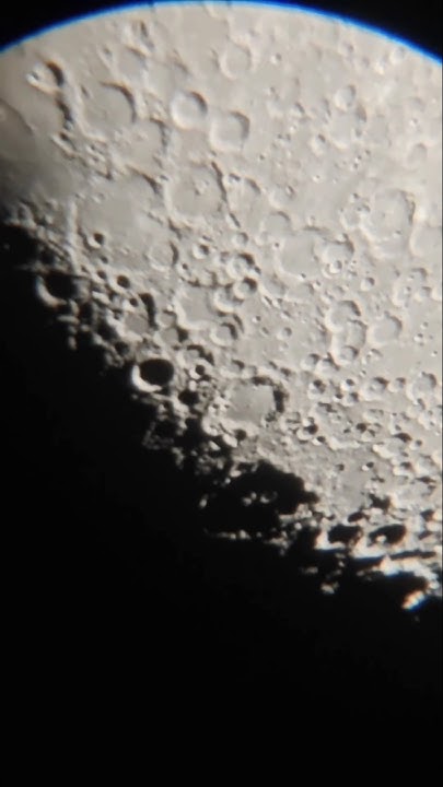 Moon 200x zoom through Celestron Astromaster 114eq Telescope #telescope #celestron #moon - YouTube
