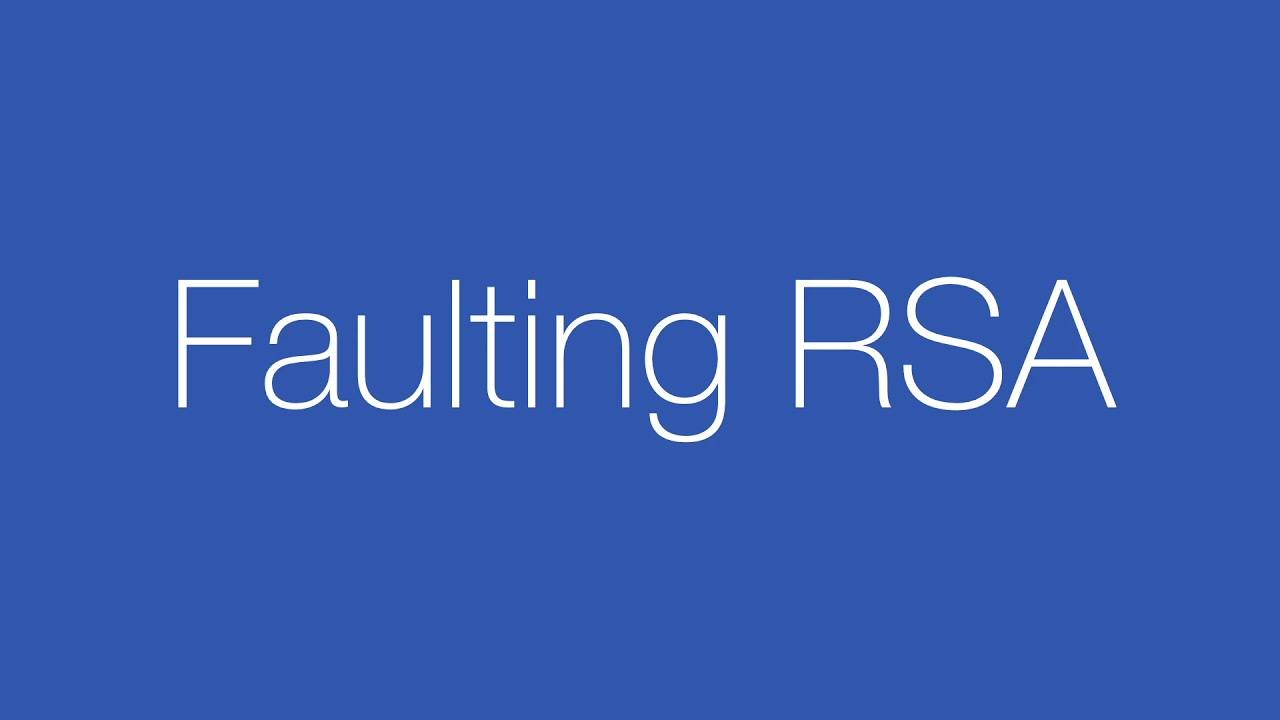 Plundervolt: Software-Based Fault Injection Attacks against Intel SGX - YouTube