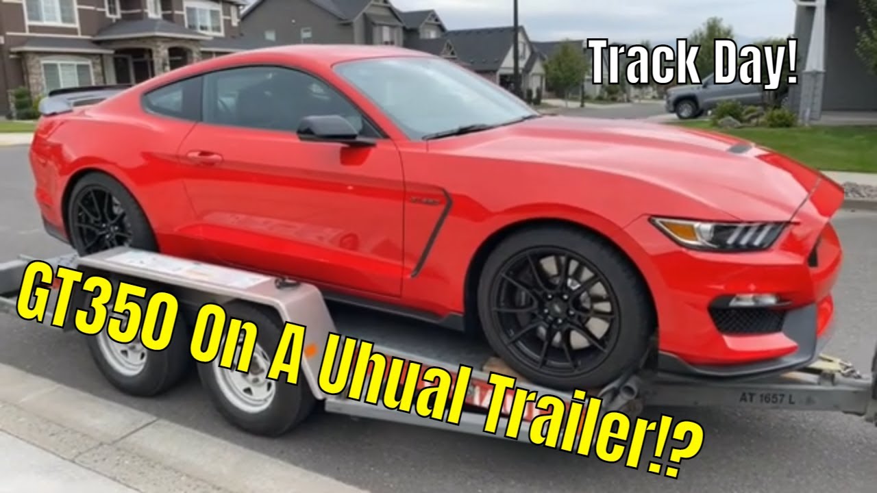 Loading My GT350 On To Uhaul Trailer Using DIY Ramps + Track Day At ...