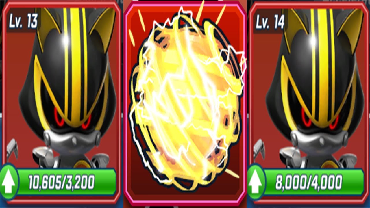 Metal Sonic Mach 3.0 Huge Upgraded - Lighting Boost Upgraded Lv.14 ...