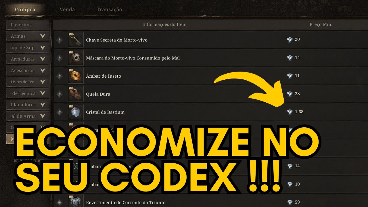 Night Crows, como eu escolho os codex - YouTube