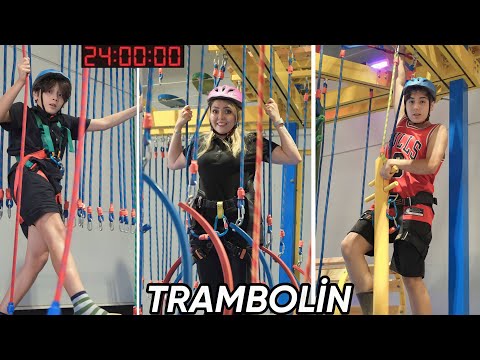 24 SAAT TRAMBOLİN PARKTA KALMAK ?!