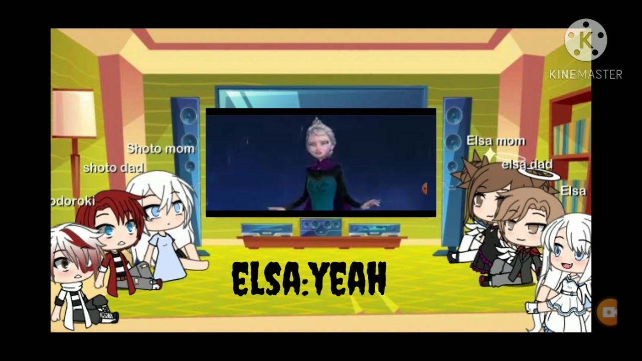 //Mha shoto parent and elsa parent react to let it go//(part 1 ...