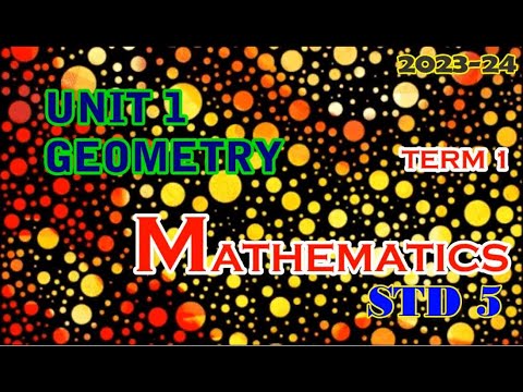 Mathematics STD 5 | Geometry | Unit - 1 | Term - 1 - YouTube