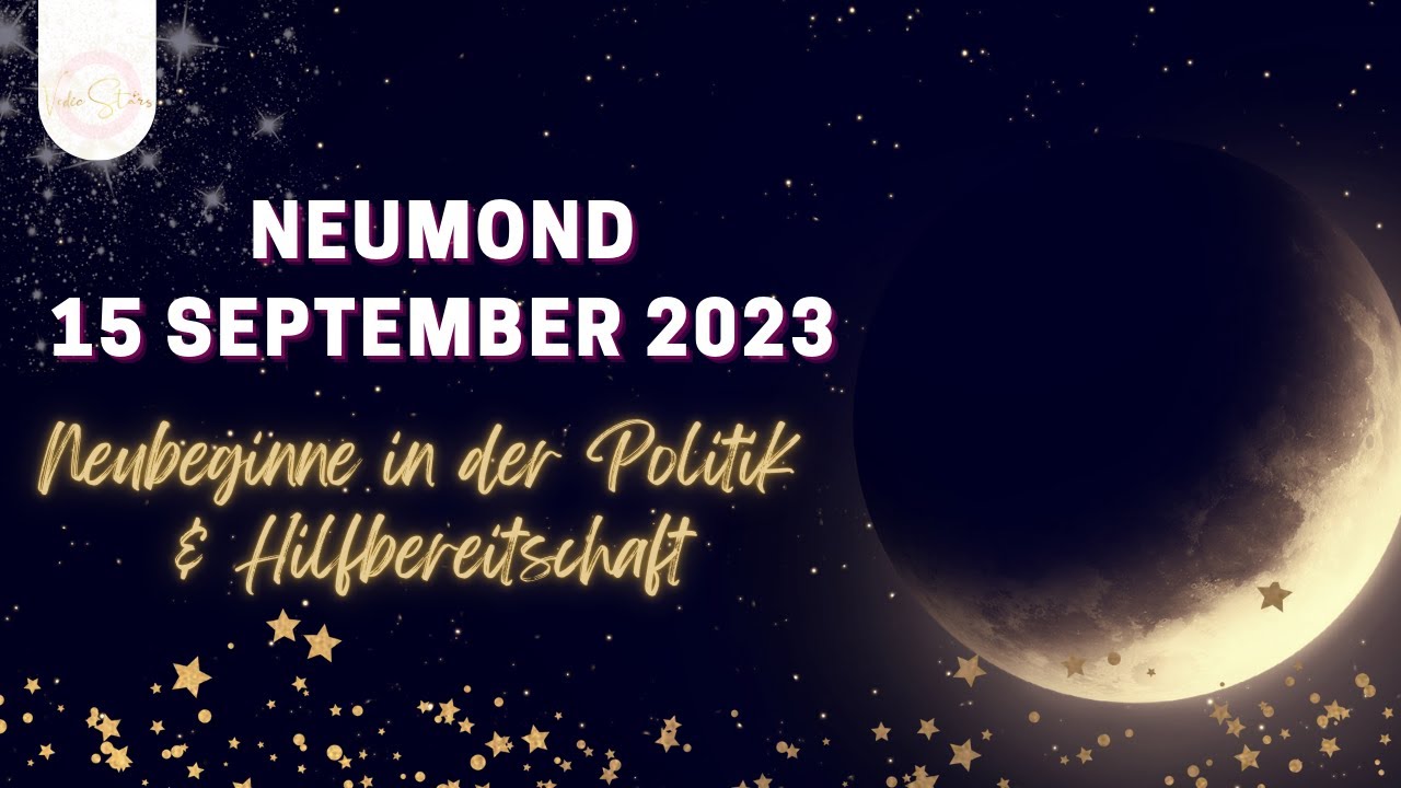 Neumond am 15. September - Neue Phase für Politiker, Zeit für ...
