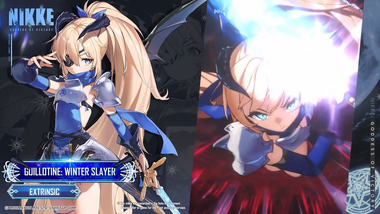 Guillotine: Winter Slayer Shooting Pose & Burst Skill Animation ...