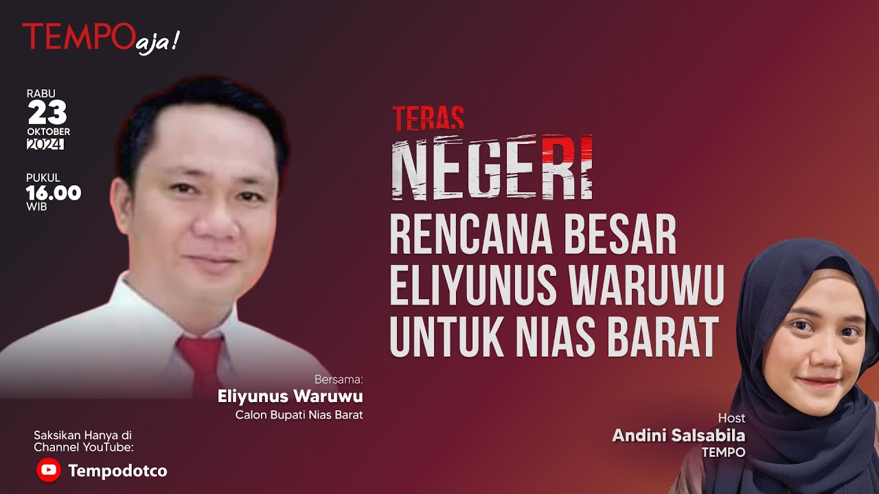 Teras Negeri | Rencana Besar Eliyunus Waruwu untuk Nias Barat - YouTube
