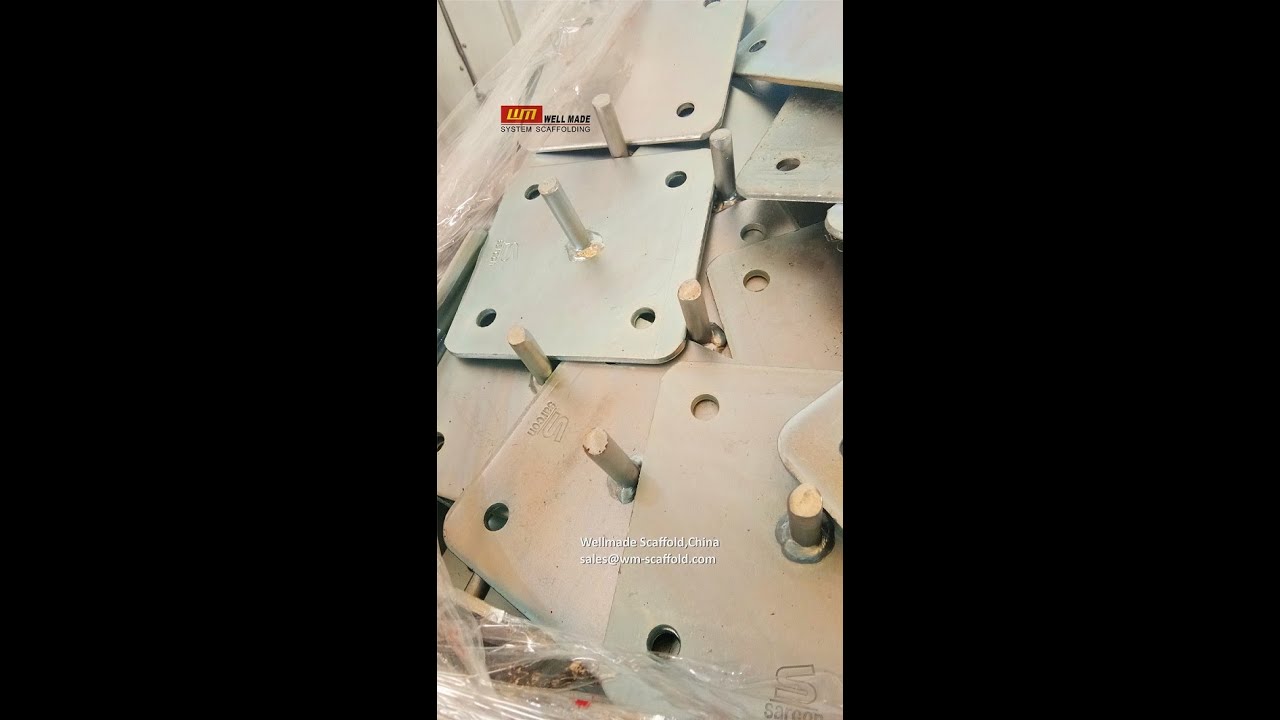 Scaffold Base Plate - Fixed Scaffold Feet for Tube and Clamp System ...