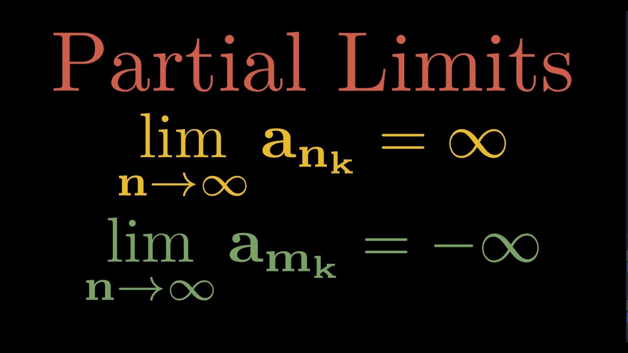 Partial Limits and Generalized Limits - YouTube