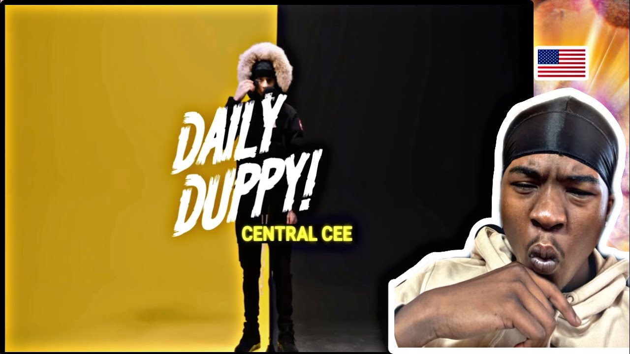 American REACTS Central Cee - Daily Duppy | GRM Daily - YouTube