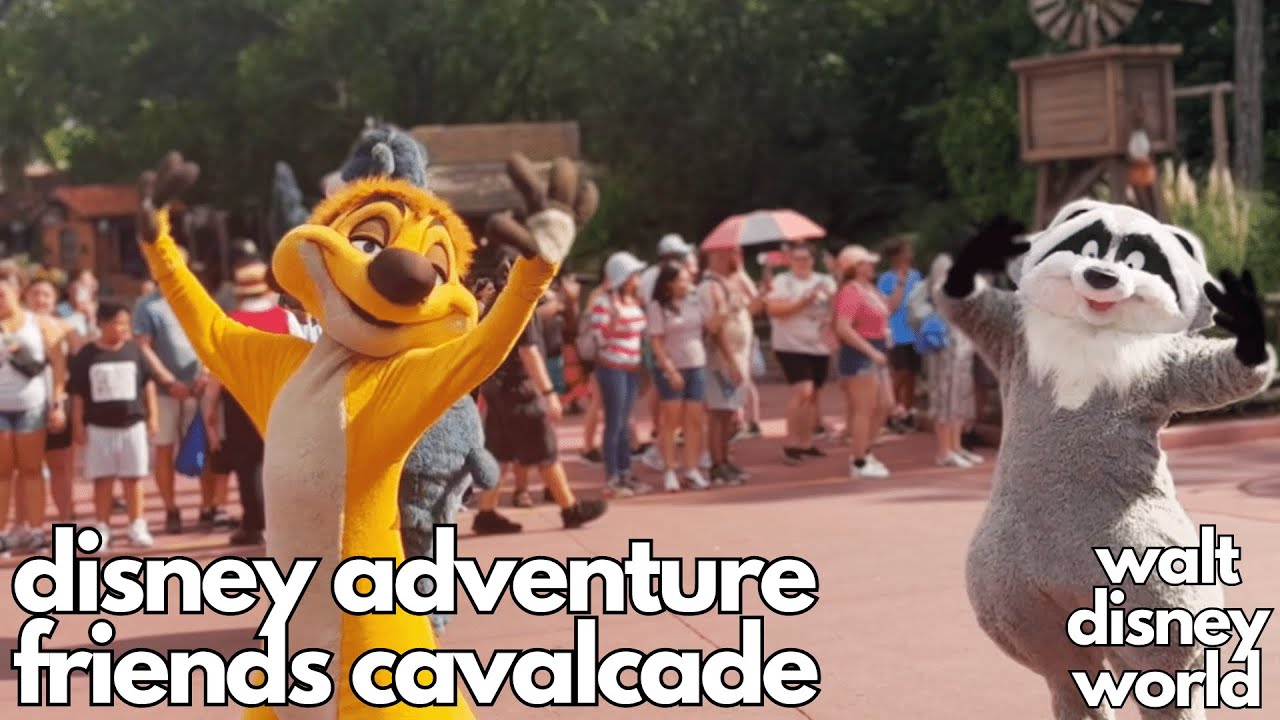 Adventure Friends Cavalcade Parade | Walt Disney World Magic Kingdom ...