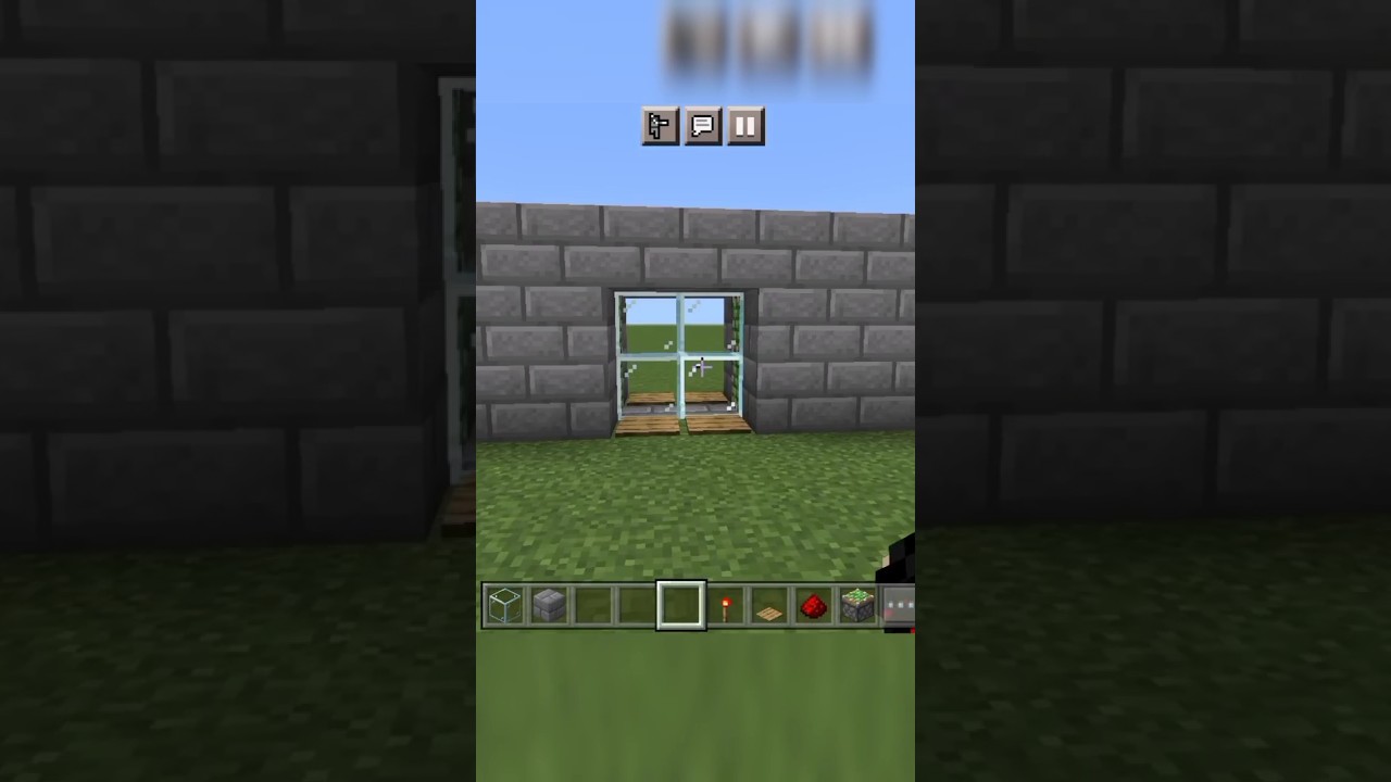 Tutorial cara membuat pintu otomatis di minecraft #minecraft - YouTube