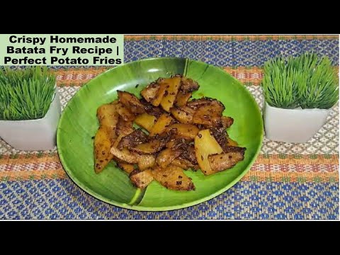 Crispy Homemade Batata Fry Recipe | Perfect Potato Fries - YouTube