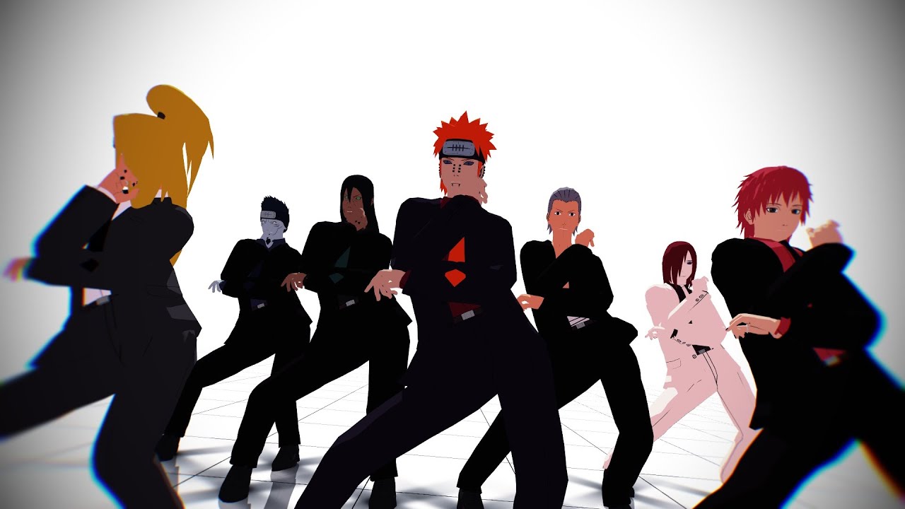||mmd x Naruto|| GENTLEMAN |Akatsuki| - YouTube