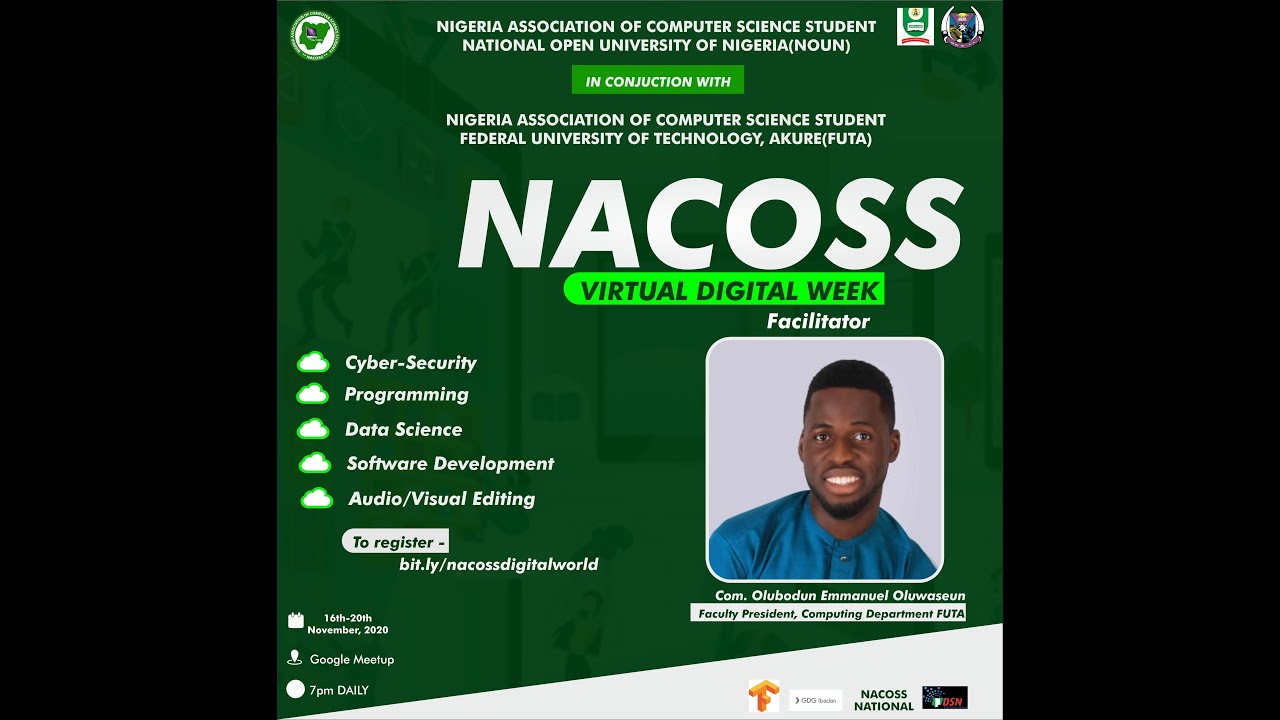 NACOSS DIGITAL WEEK TECH (CYBER-SECURITY CLASS ) - YouTube